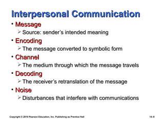 Ch 14 managers and communications | PPT