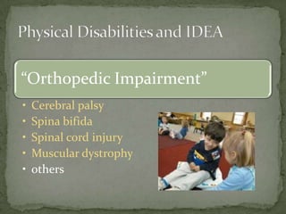 Physical Disabilities, TBI, and Health Disorders | PPTX