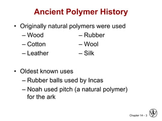 Ch 14 Polymers.pdf | Chemistry | Science