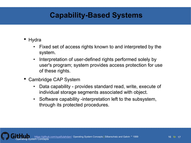 Ch14 protection | PDF | Operating Systems | Computer Software and Applications