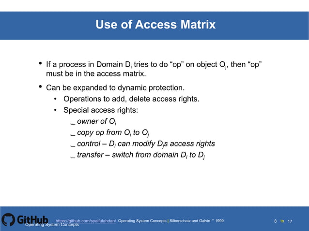 Ch14 protection | PDF | Operating Systems | Computer Software and Applications