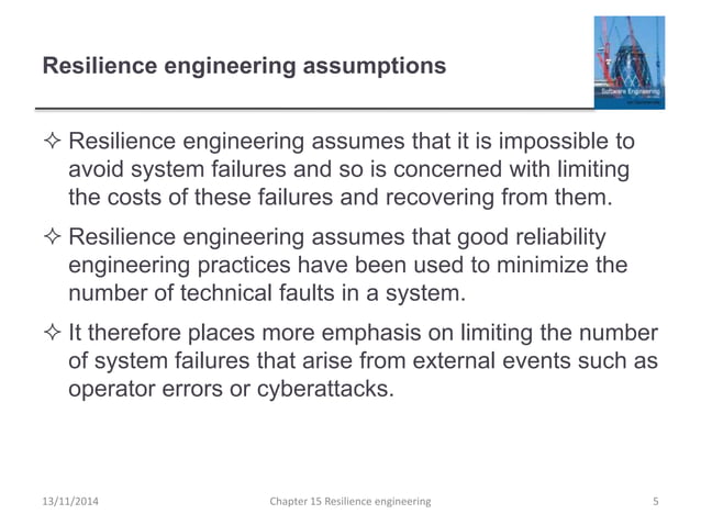 Ch14 - Resilience Engineering | PPTX