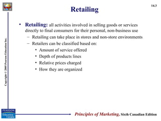 Ch 14 retailing and wholsaling | PPT