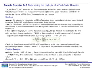 AP Chemistry Chapter 14 Sample Exercises | PPT
