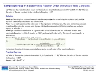 AP Chemistry Chapter 14 Sample Exercises | PPT