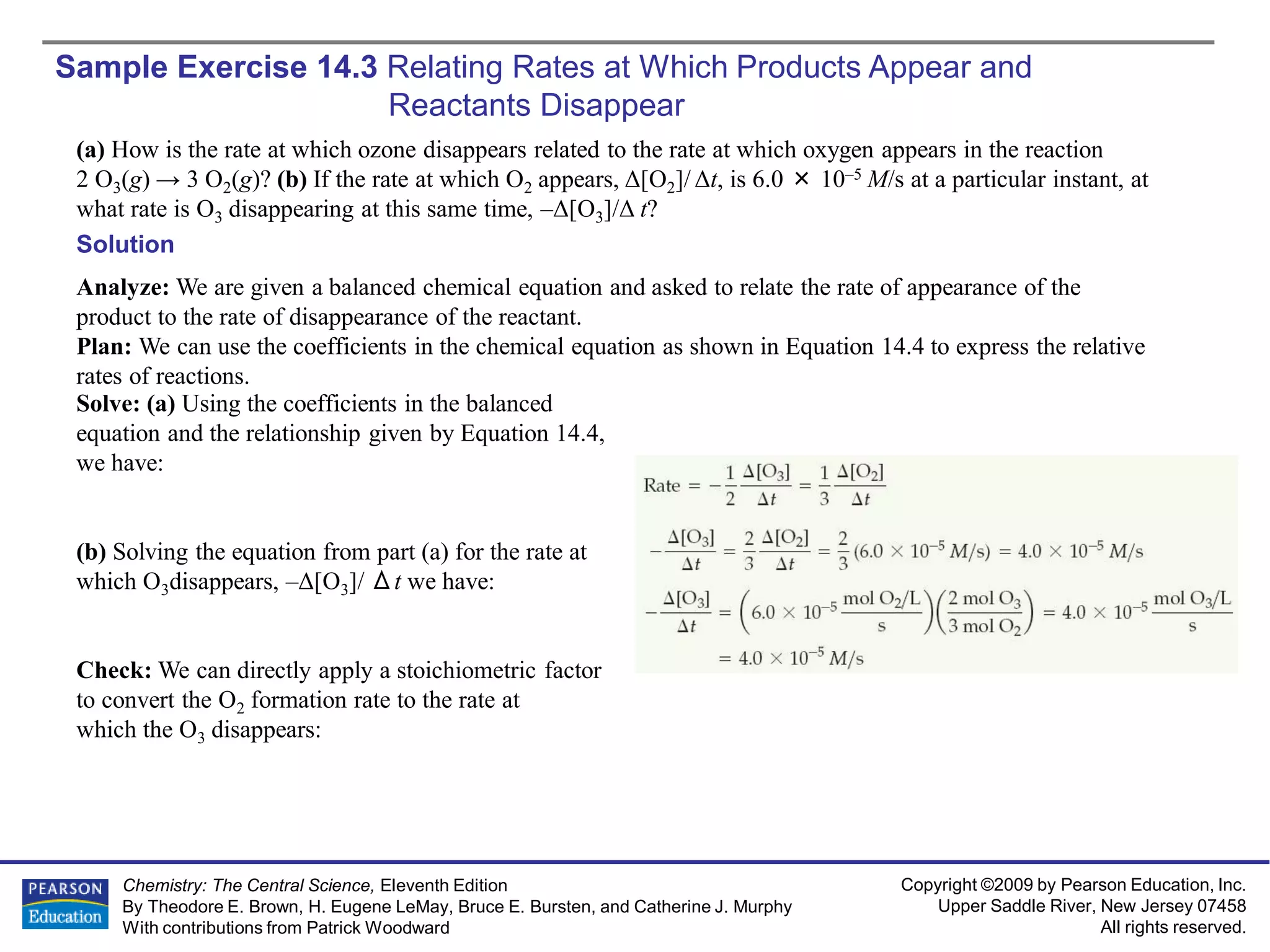 Ch14 sample exercise | PDF