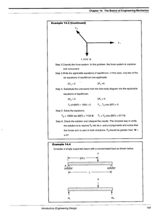 Ch14the basics of_engineering_mechanics | PDF