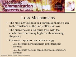 Ch14 transmission line. Class 11 cbse .. | PPT