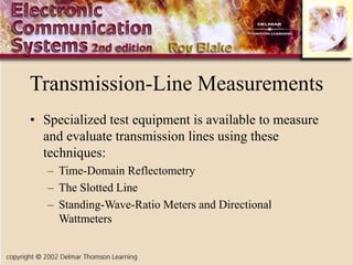Ch14 transmission line. Class 11 cbse .. | PPT