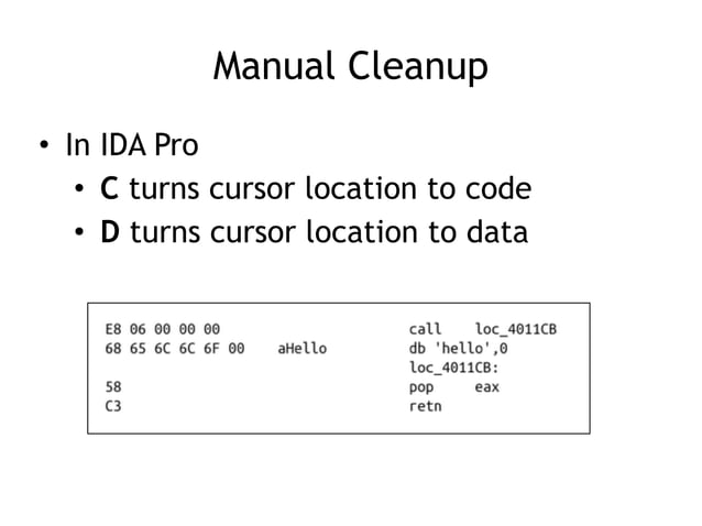 Practical Malware Analysis: Ch 15: Anti-Disassembly | PDF | Programming Languages | Computing