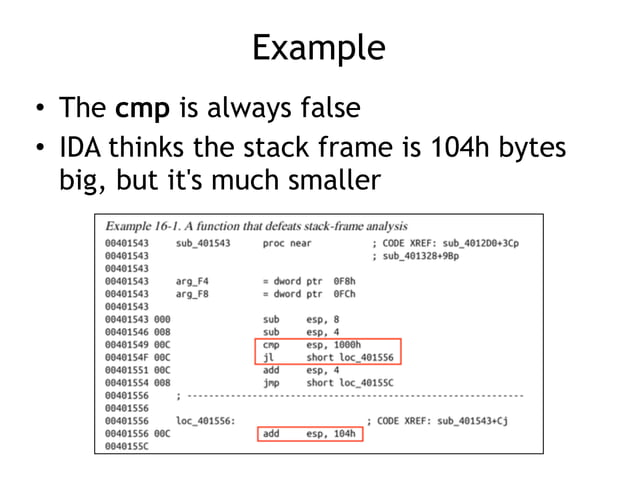 Practical Malware Analysis: Ch 15: Anti-Disassembly | PDF | Programming Languages | Computing