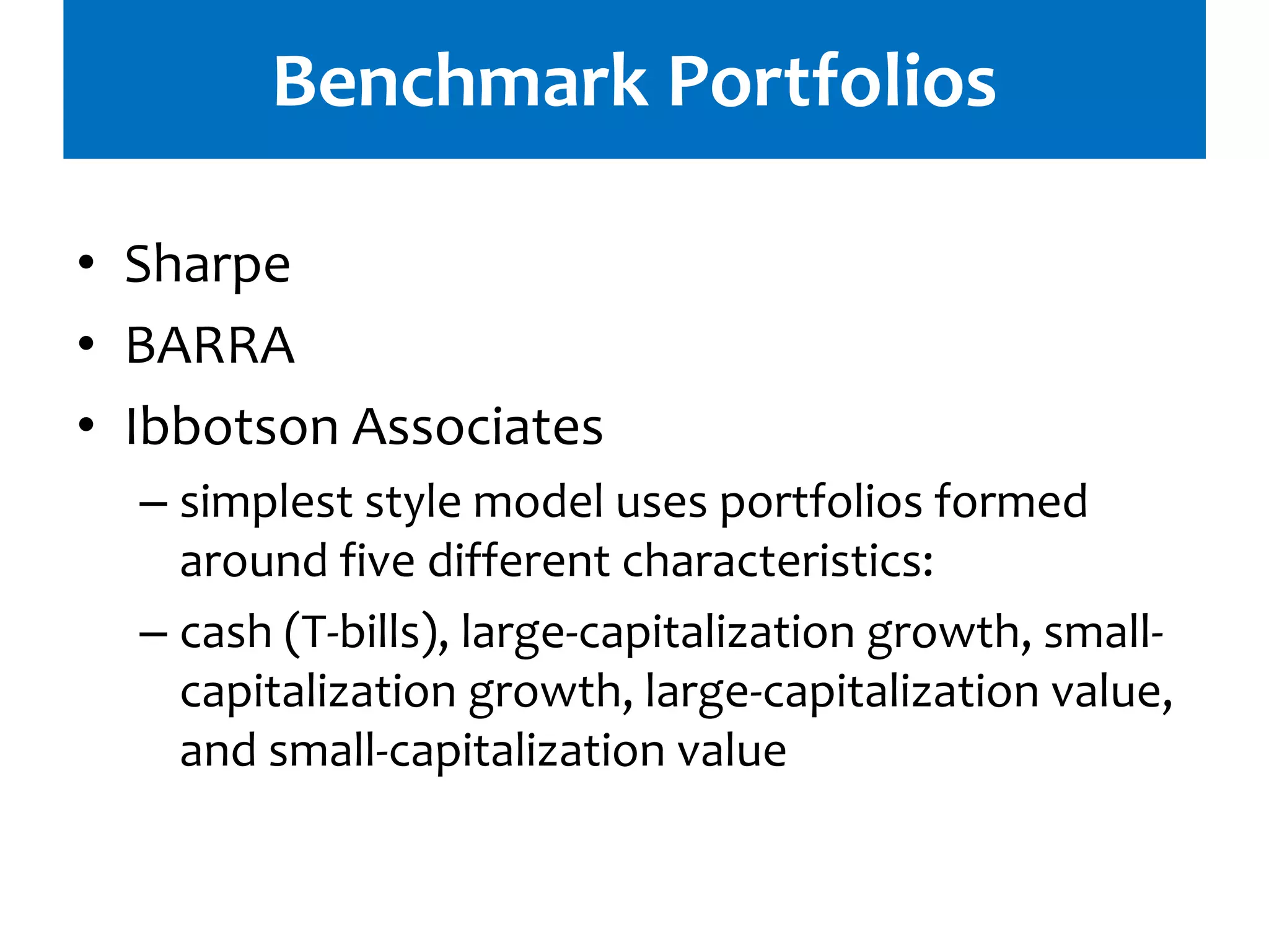Equity portfolio management strategies reilly and brown. | PPTX