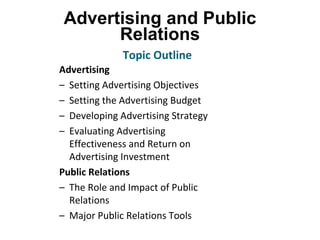 Ch 15.advertising and public relations | PPTX