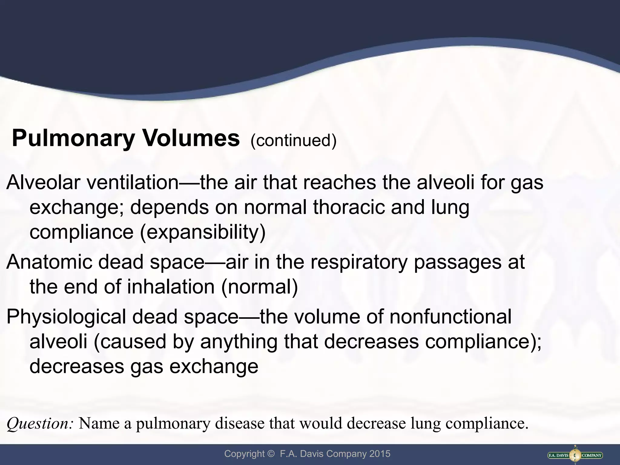 Ch 15 Respiratory System | PPT