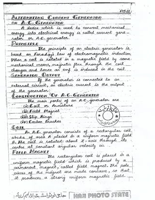 Electromagnetic Induction 2 Pdf Pdf