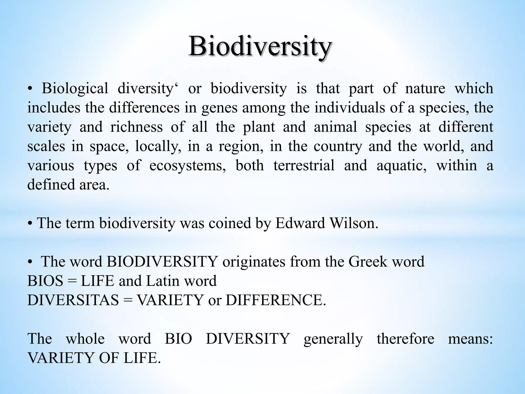 Ch 15 - Biodiversity and Conservation || Class 12 || | PPTX