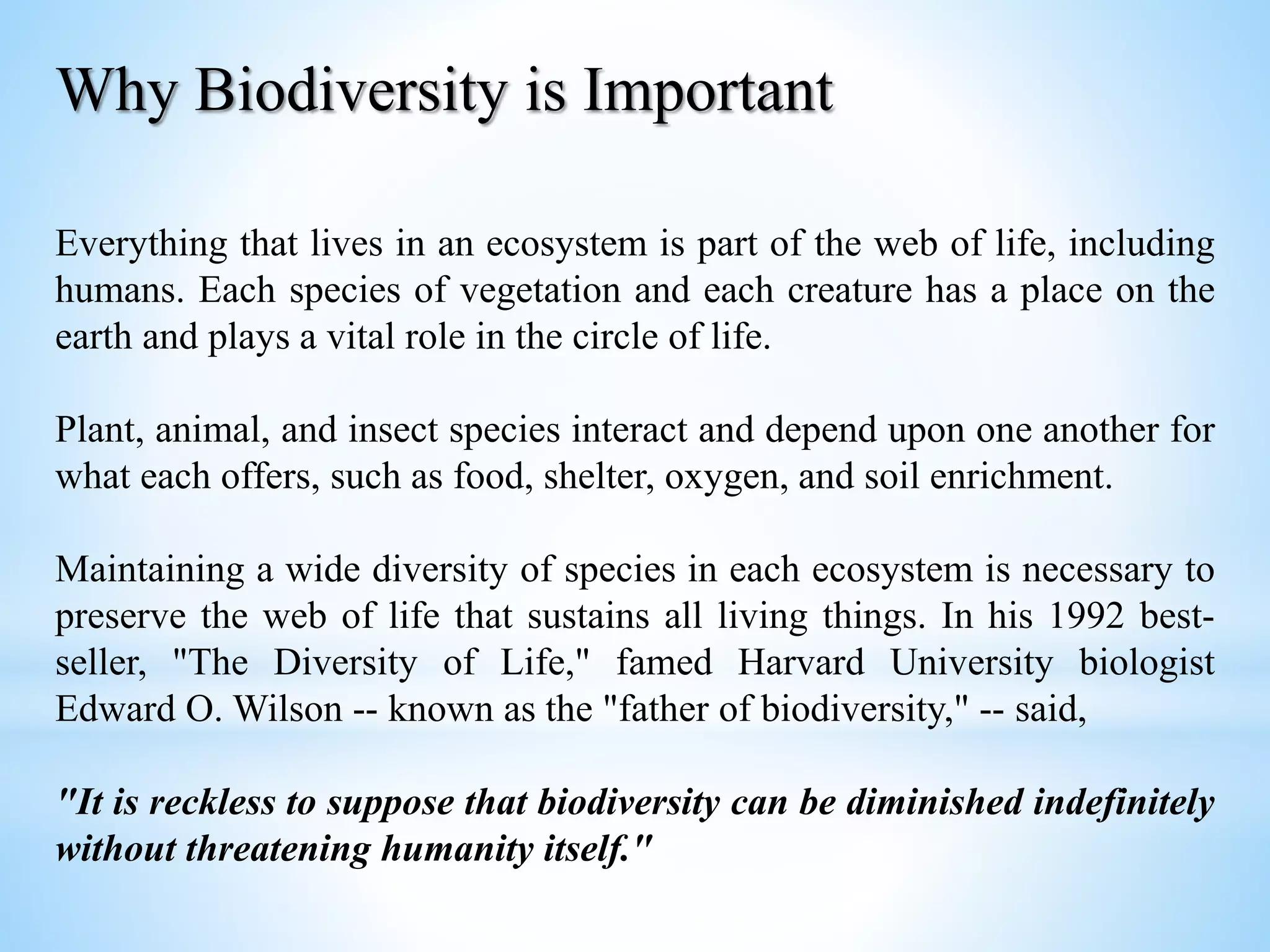 Ch 15 - Biodiversity and Conservation || Class 12 || | PPTX