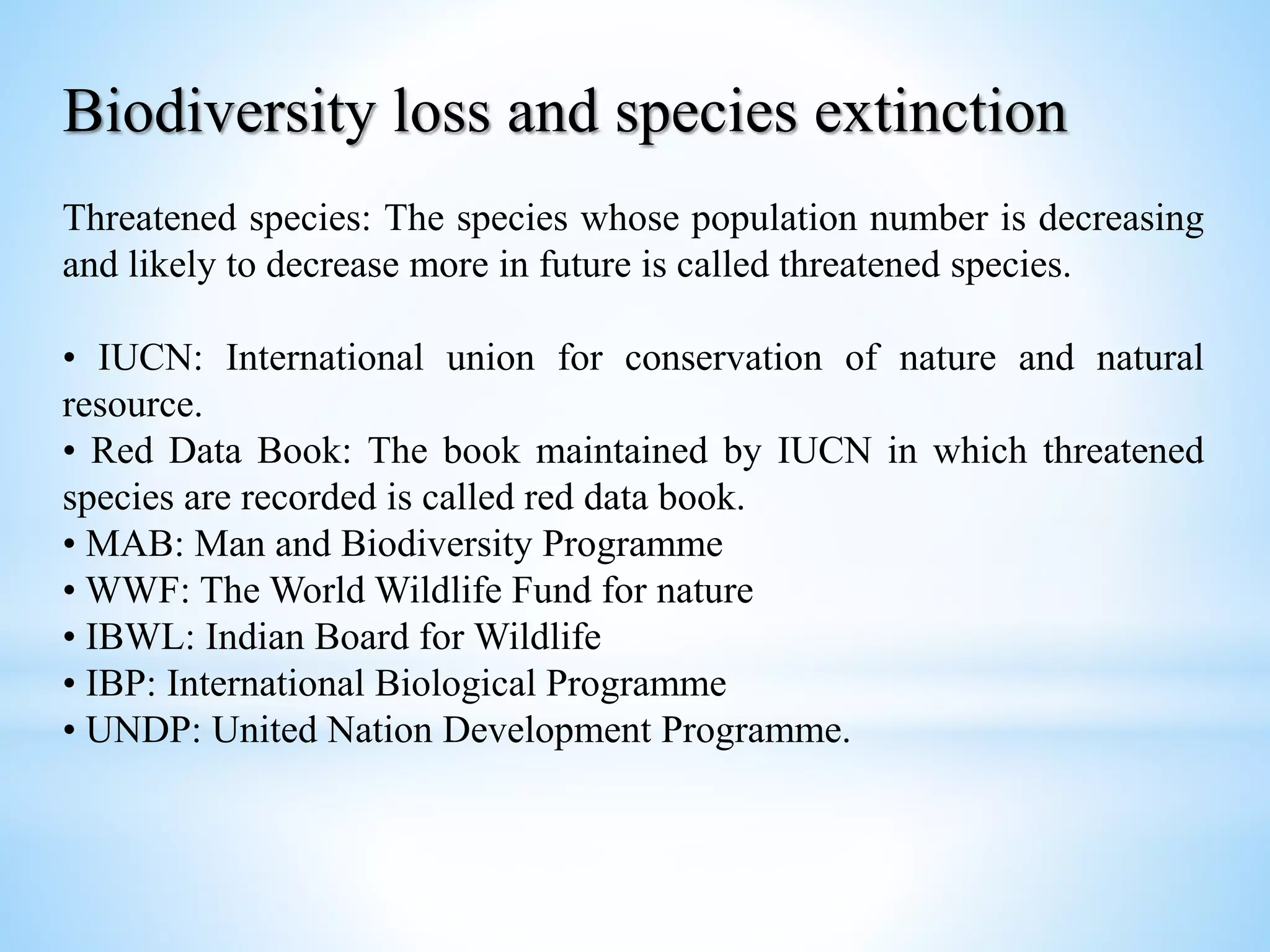 Ch 15 - Biodiversity and Conservation || Class 12 || | PPTX