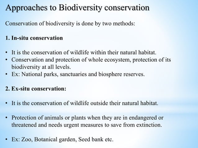 Ch 15 - Biodiversity and Conservation || Class 12 || | PPTX | Geography ...