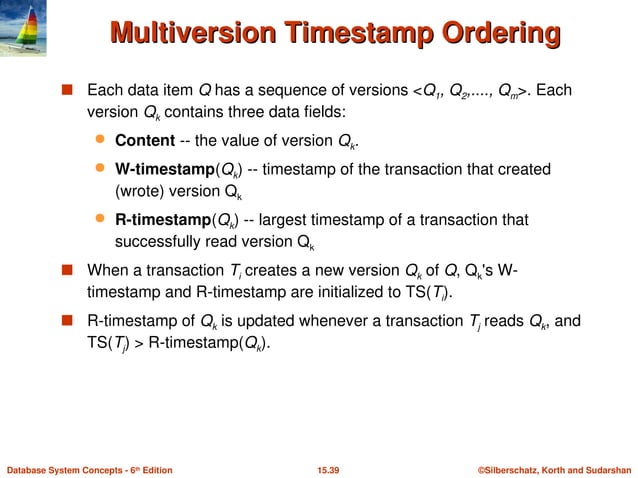 Concurrency Control Protocols Deadlocks Ppt