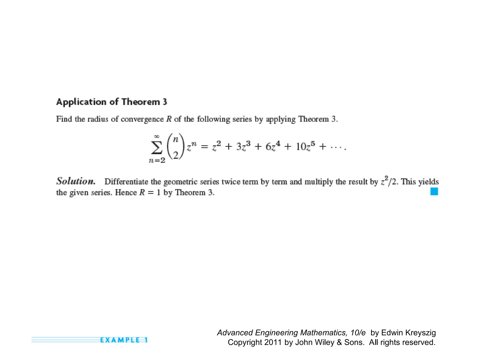 Power Series, Taylor Series Lecture Note | PPT