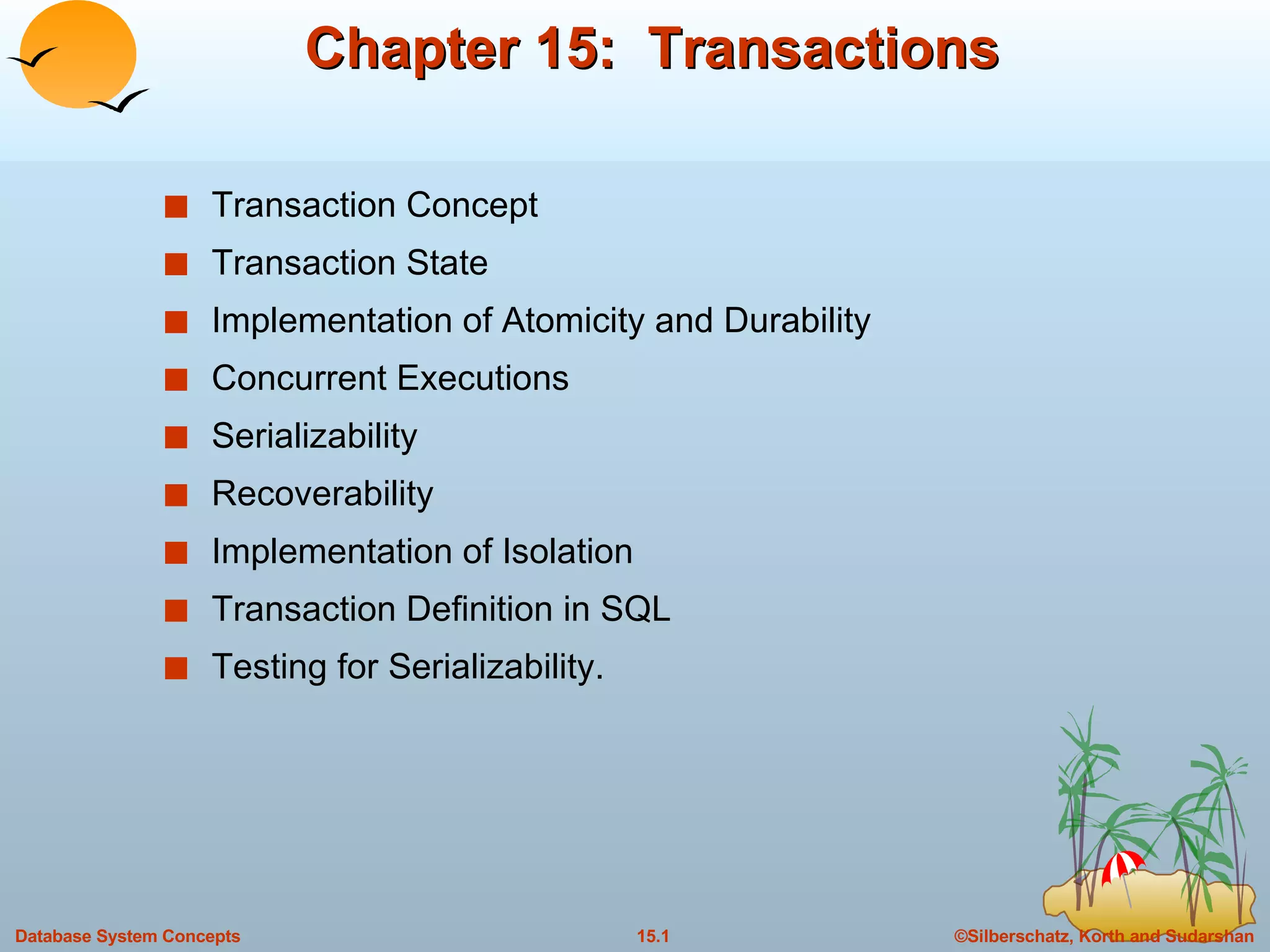 15. Transactions in DBMS | PPT