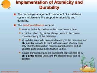 15. Transactions in DBMS | PPT