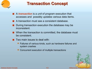 15. Transactions in DBMS | PPT