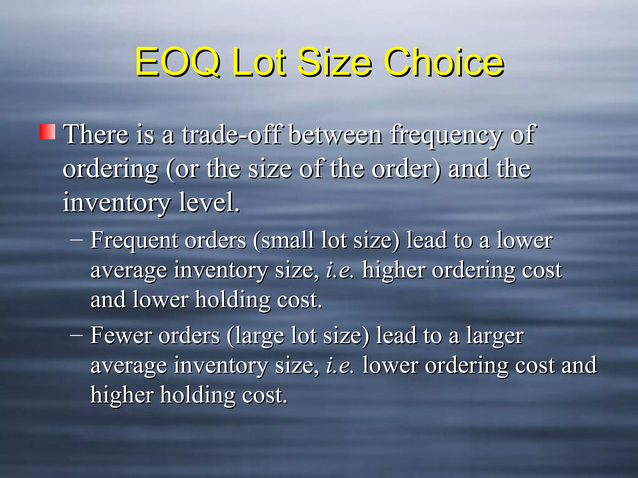 Ch15 inventory+control | PPT