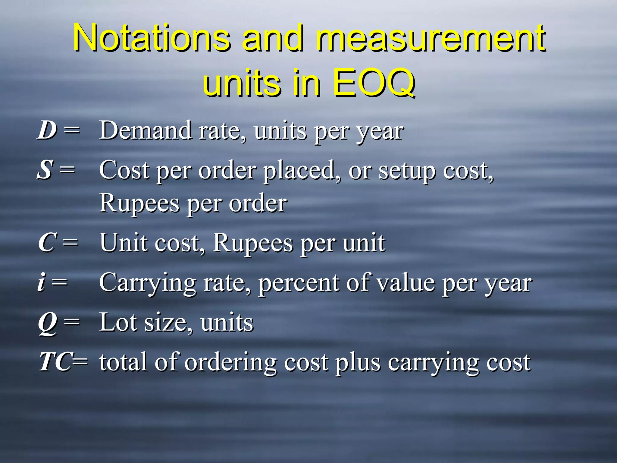 Ch15 inventory+control | PPT