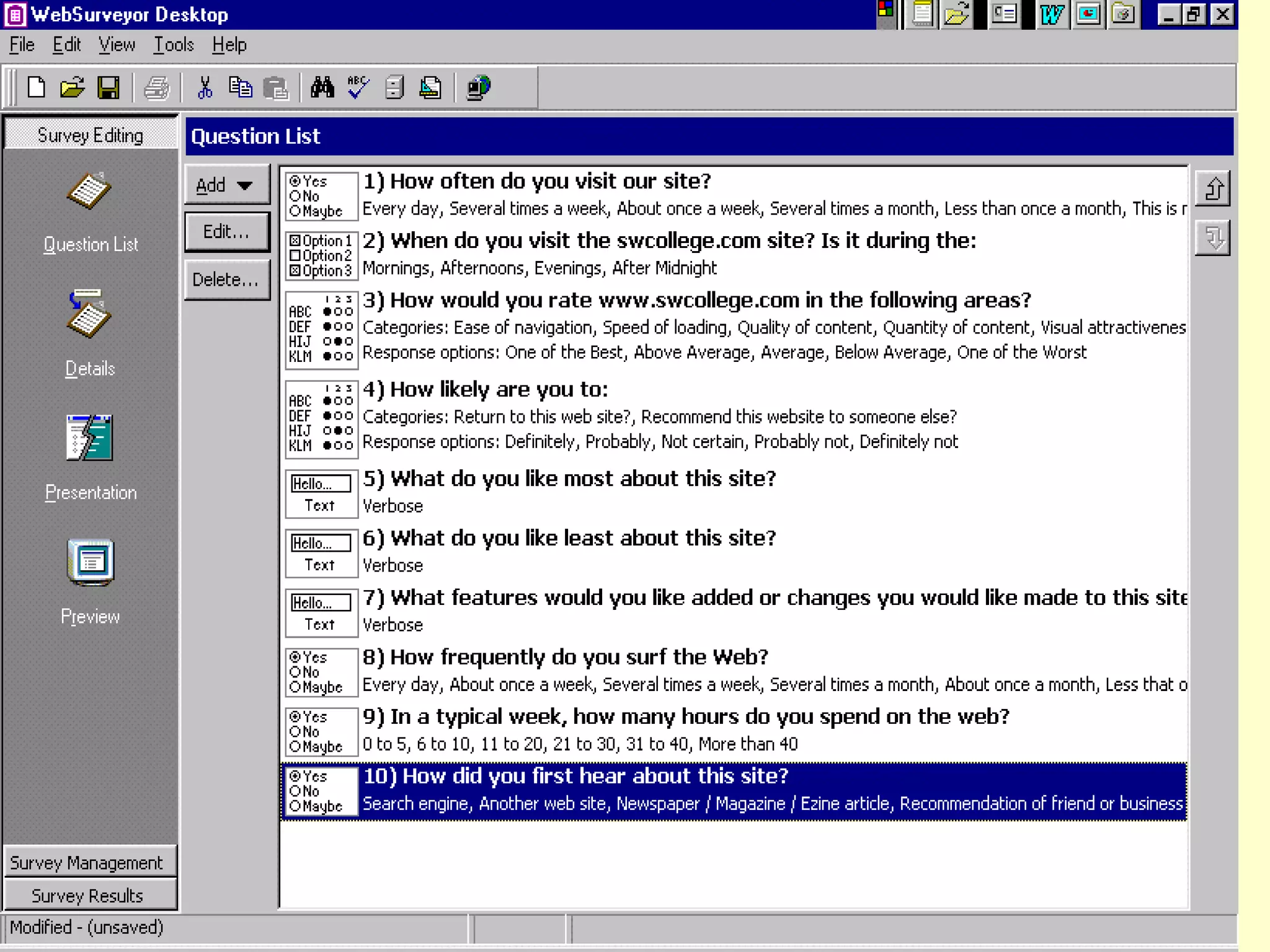 Ch15 questionnaire design | PPT