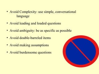 Ch15 questionnaire design | PPT