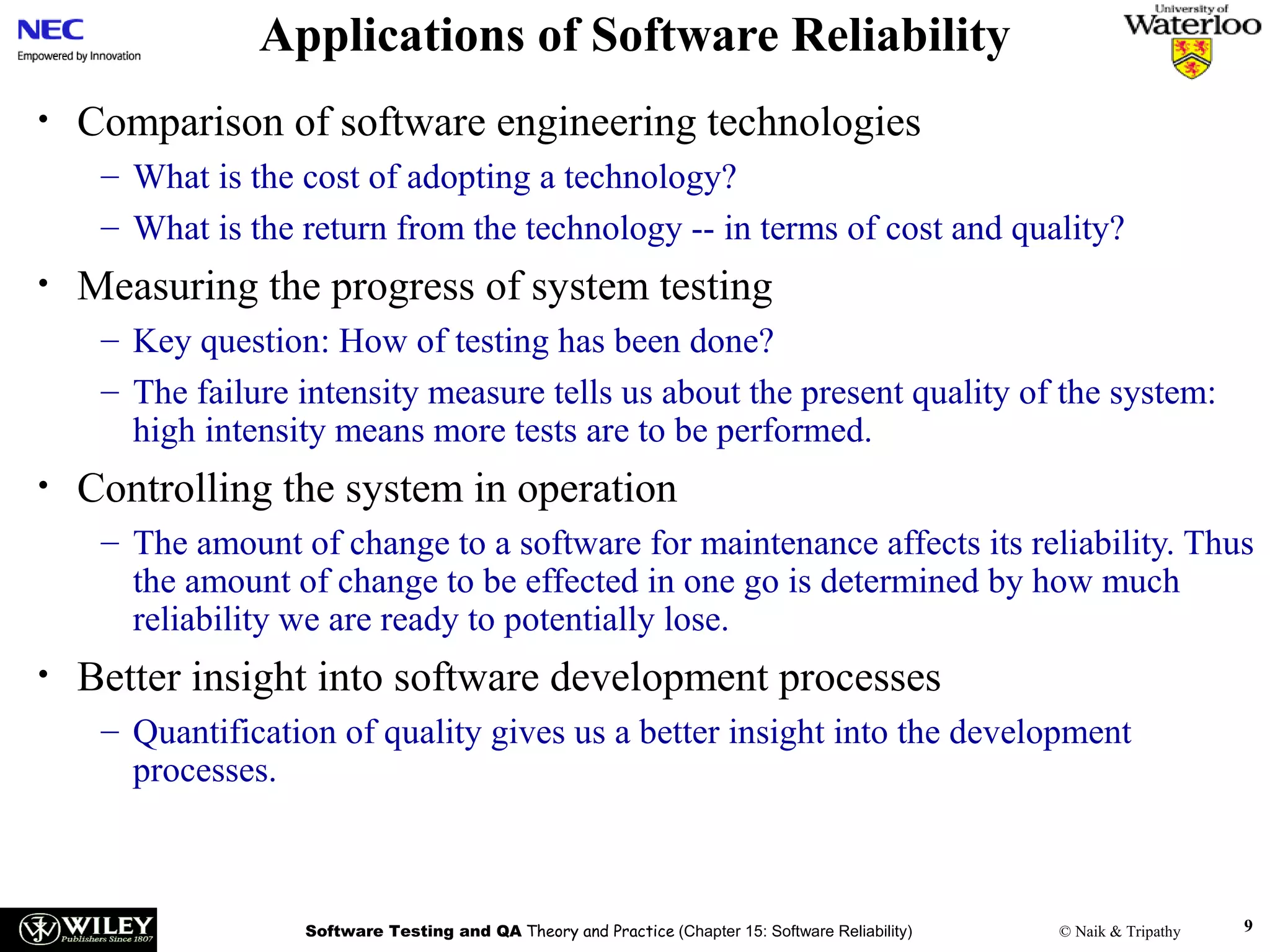 Ch15 software reliability | PPT