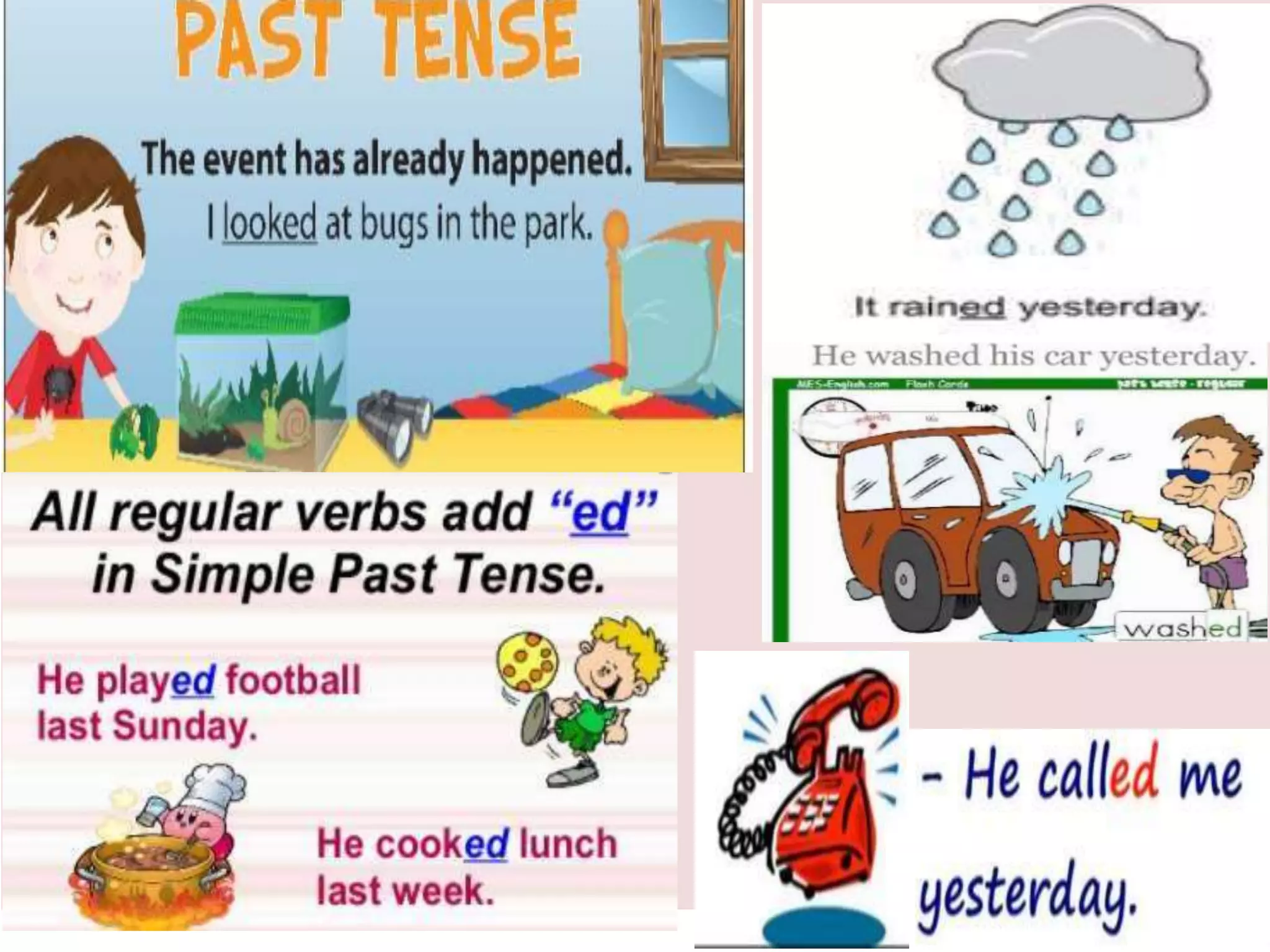 SIMPLE PAST TENSE GRADE 2 | PPTX