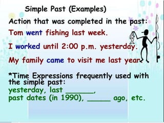 SIMPLE PAST TENSE GRADE 2 | PPTX