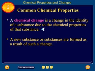 Matter: Chemical Properties & Changes | PPT