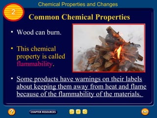 Matter: Chemical Properties & Changes | PPT