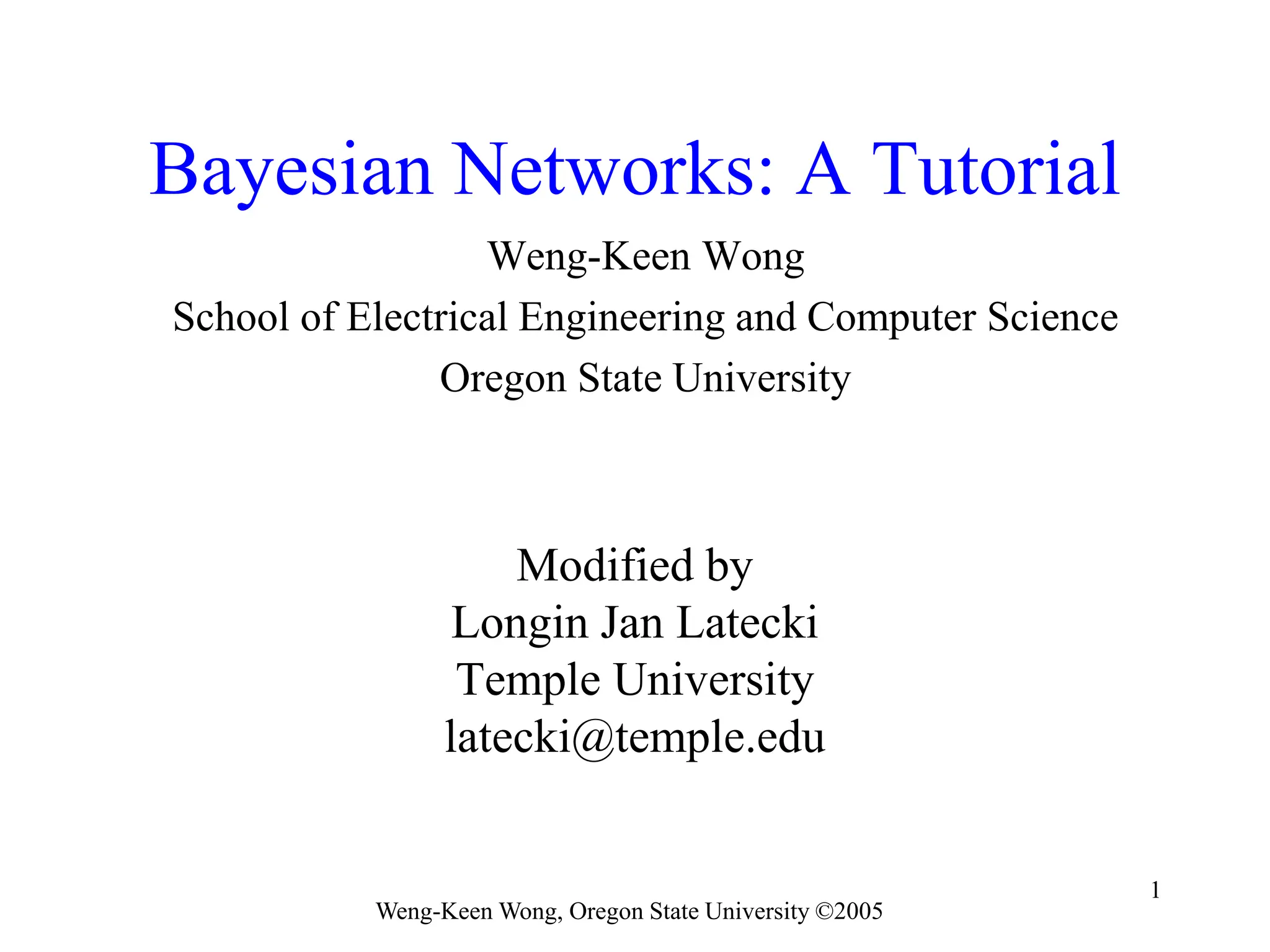 Bayesian Networks Model in Step By Steps | PPT