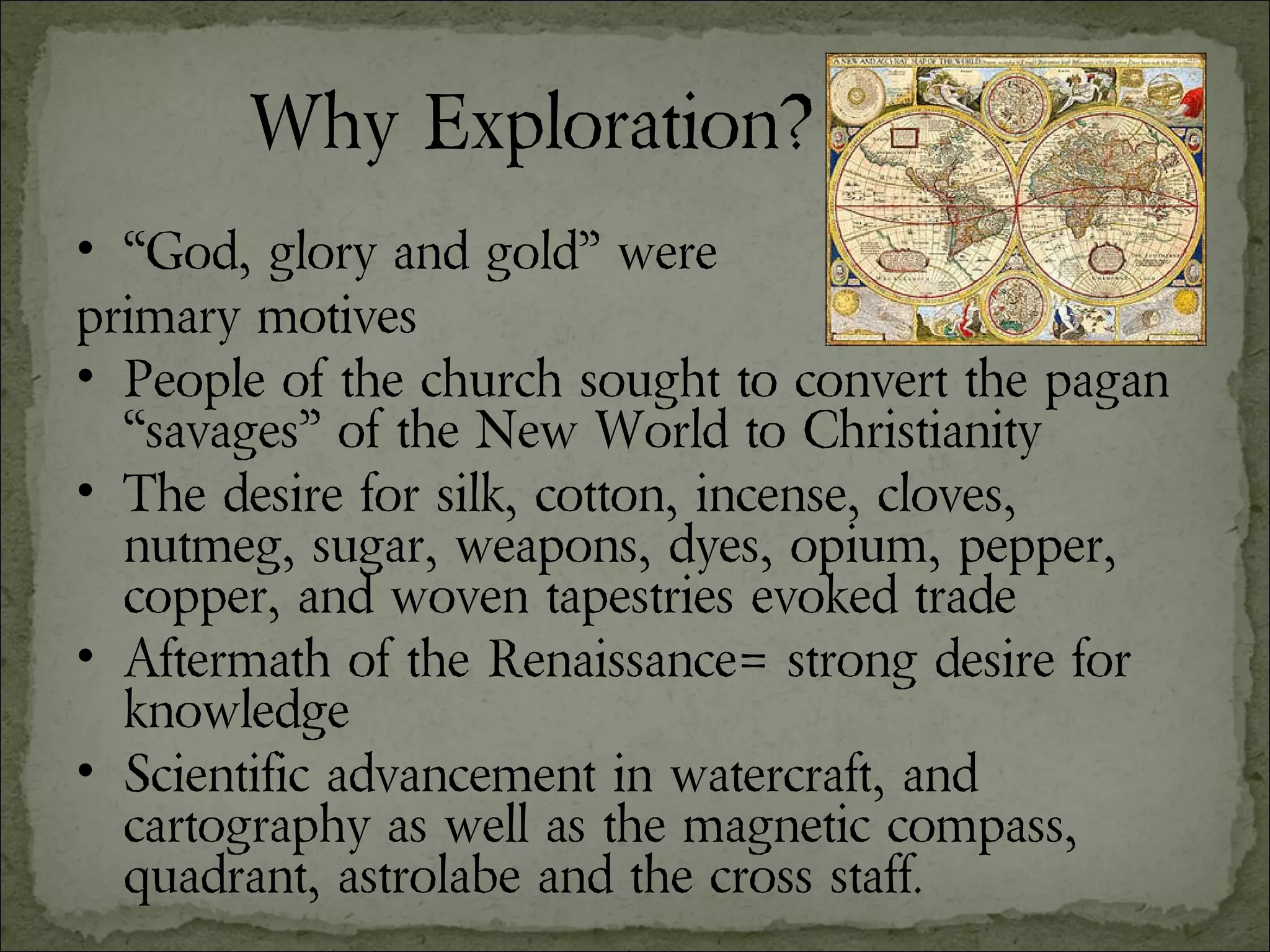 Exploration and Conquest | PPT