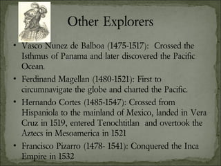 Exploration and Conquest | PPT