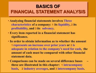 CHAPTET 15 FINANCIAL STATEMENT ANALYSIS.ppt