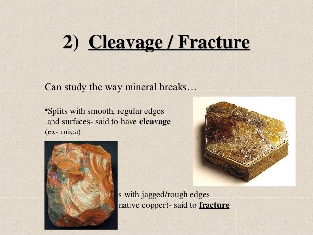 Fracture Minerals Definition