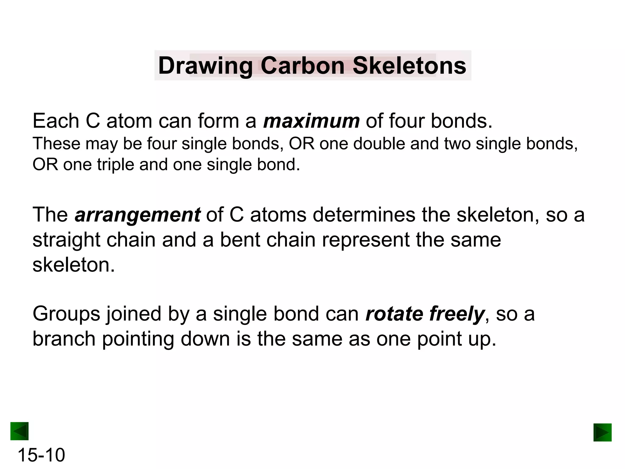 Organic compounds and the properties of carbon | PPT