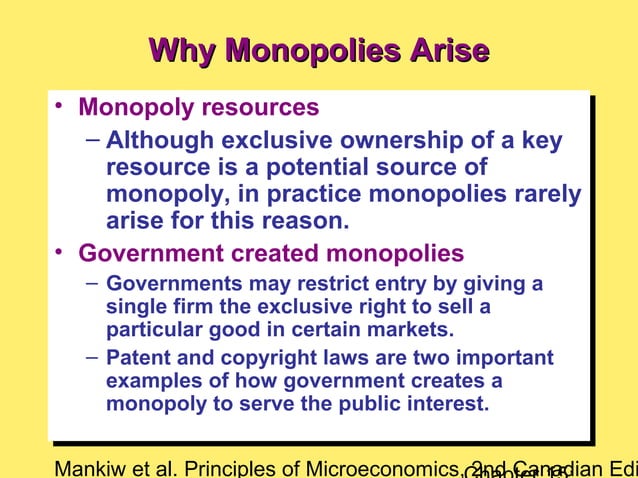 Monopoly_Chapter 15_Macroeconomics_ Mankew power point slides | PPT ...