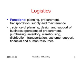Market Logistics & Supply Chain Management | PPT