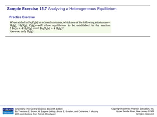 AP Chemistry Chapter 15 Sample Exercises | PPT