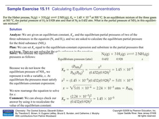AP Chemistry Chapter 15 Sample Exercises | PPT