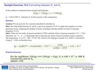AP Chemistry Chapter 15 Sample Exercises | PPT