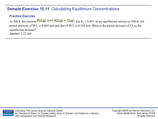 AP Chemistry Chapter 15 Sample Exercises | PPT