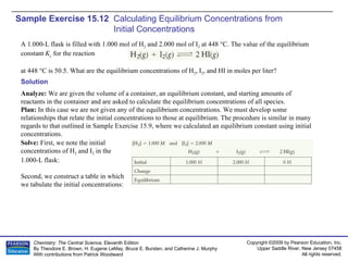 AP Chemistry Chapter 15 Sample Exercises | PPT